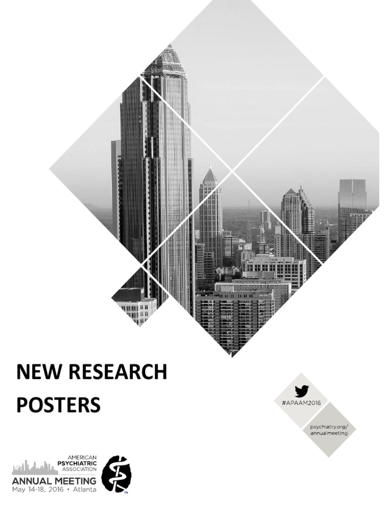 Poster-Proceedings 2016 | PDF | Mental Disorder | Psychosis