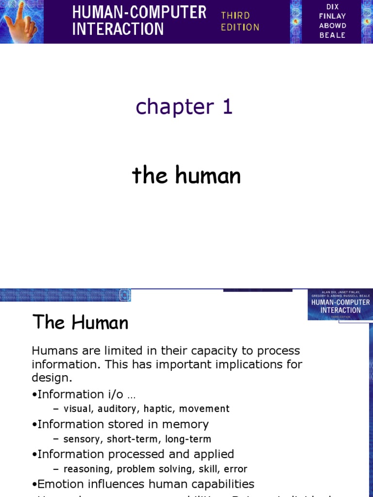 (HCI) Human | PDF | Perception | Visual Perception
