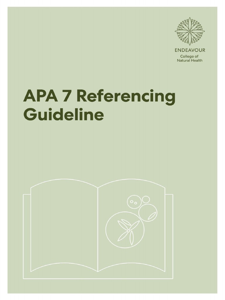 APA Guide | PDF | Citation | Apa Style