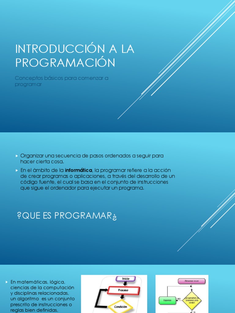 Introduccion A La Programacion | PDF | Lenguaje de programación ... Introduccion A La Programacion | PDF | Lenguaje de programación ...