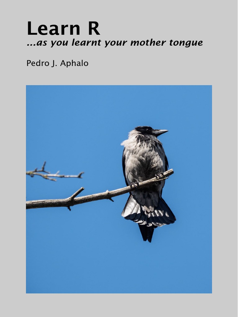 Learn R As You Learnt Your Mother Tongue | Download Free PDF | Command ...