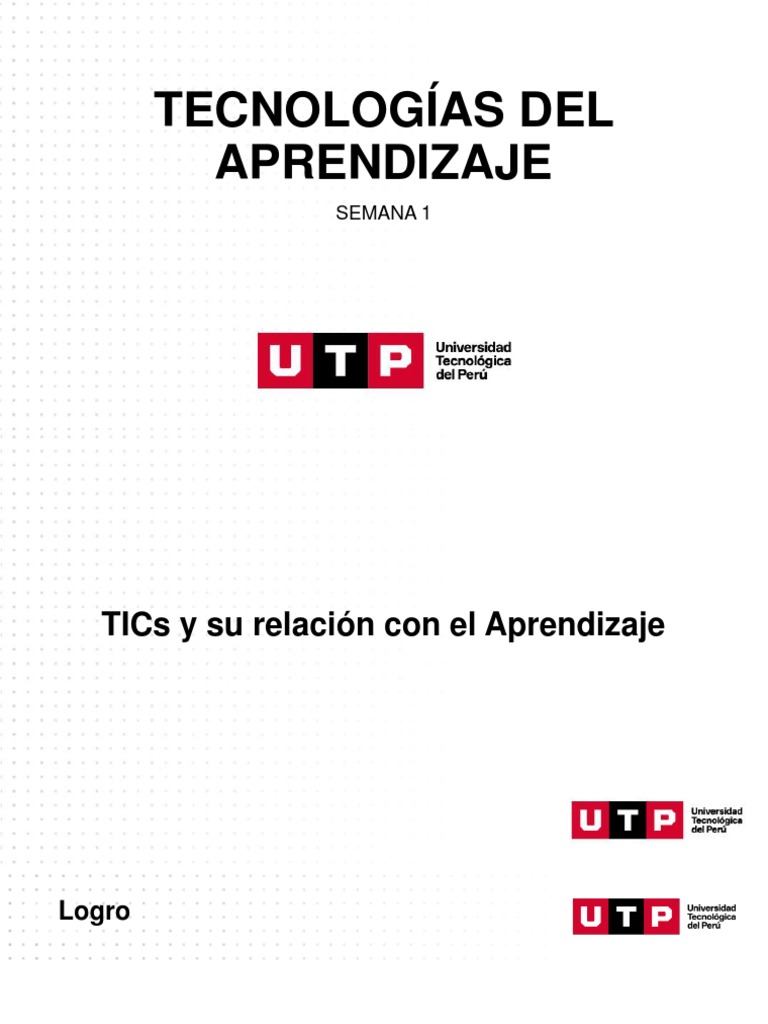 Tecnologías Del Aprendizaje U1s01 Tecnología Aprendizaje