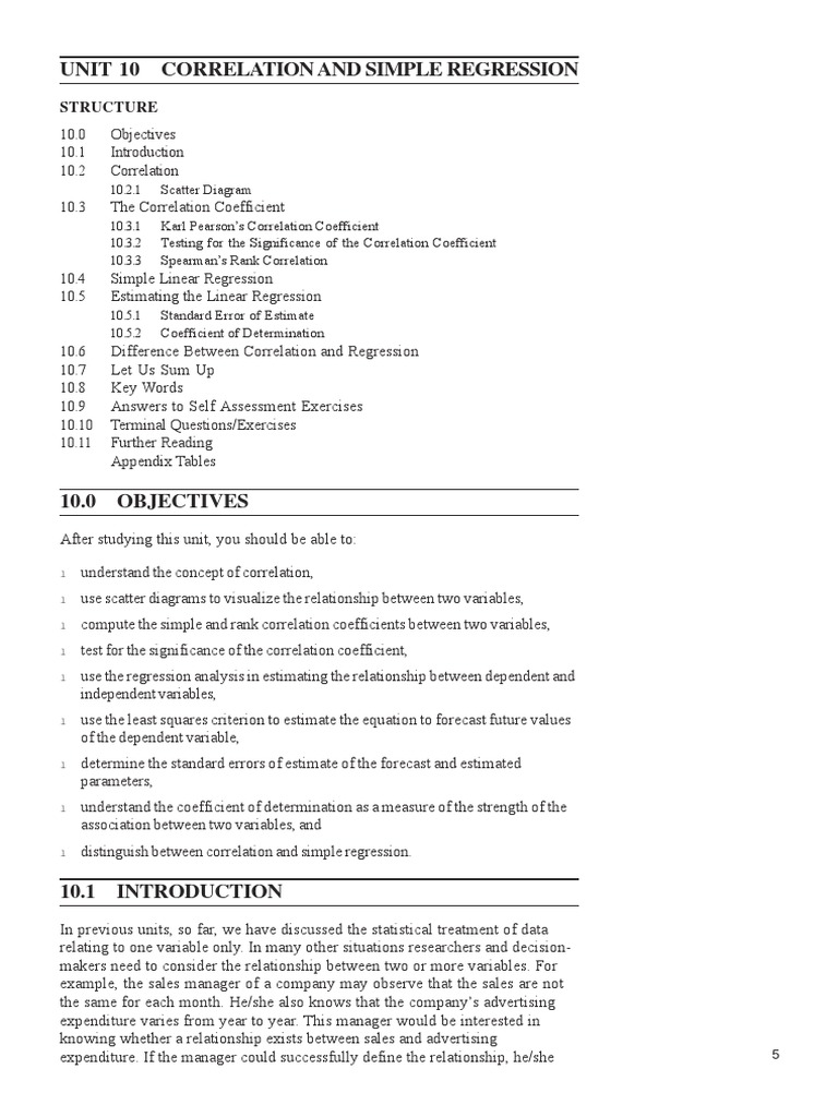 Block-3 MCO-3 Unit-3 | PDF | Correlation And Dependence | Regression Analysis