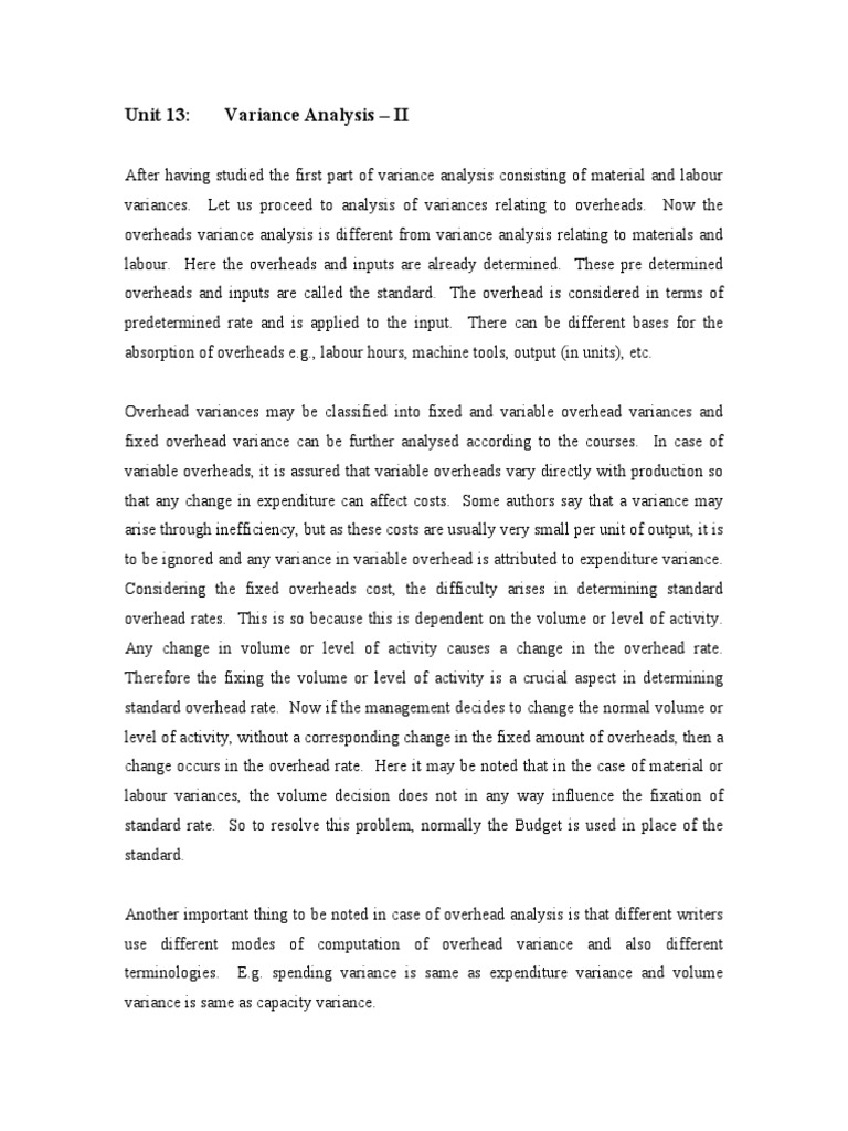 Block 4 MCO 5 Unit 2 | PDF | Inventory | Variance