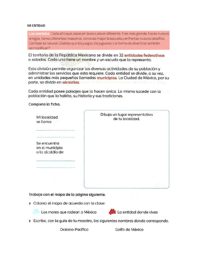 Mi Entidad 3° | PDF