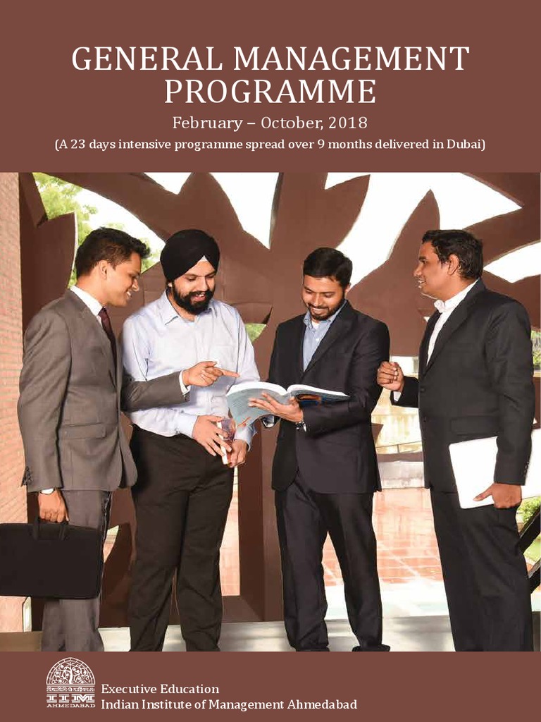 General Management Programme: February - October, 2018 | PDF ...