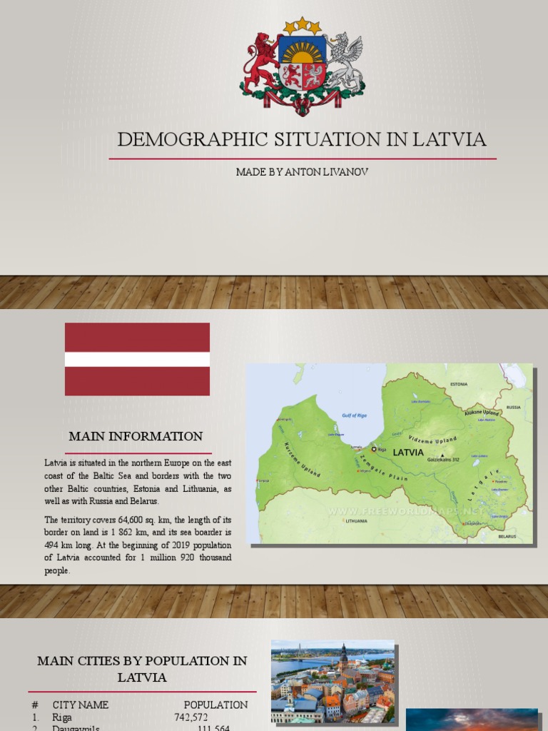 Demographic Situation in Latvia: Made by Anton Livanov | PDF | Latvia ...