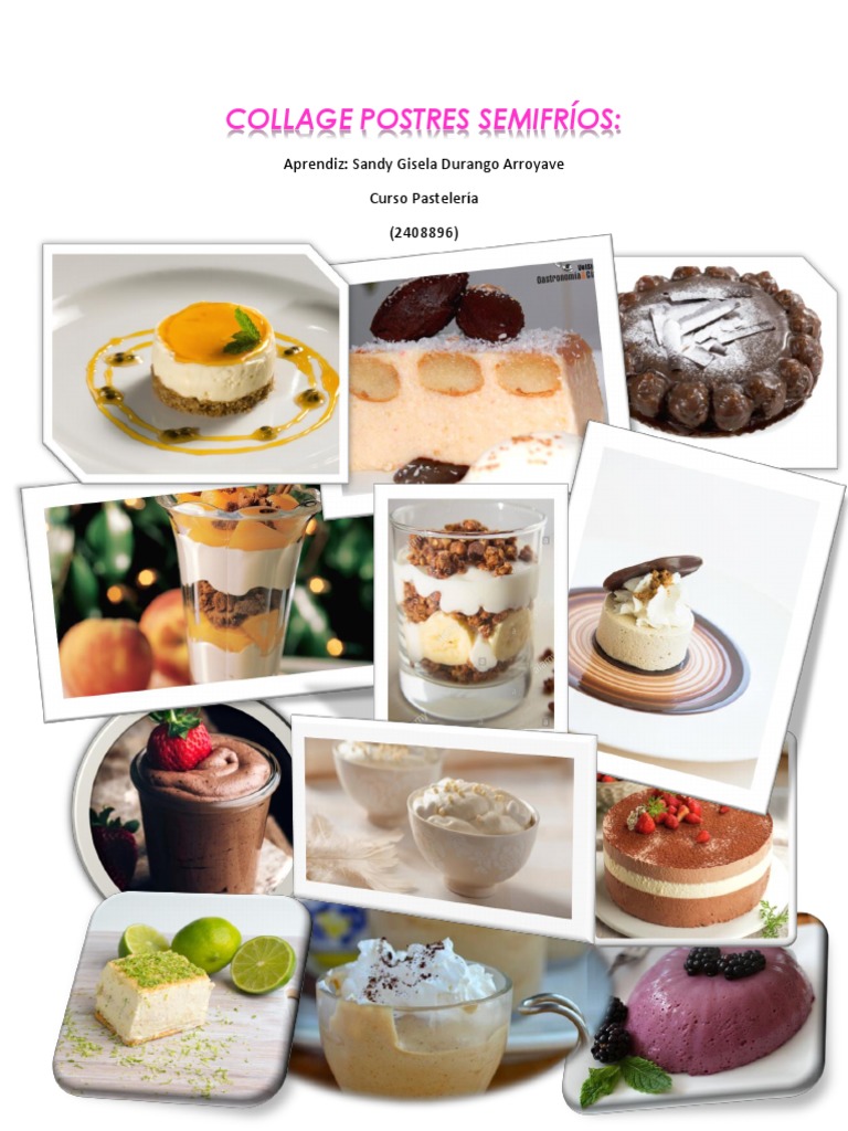 Collage Postres Semifríos | PDF