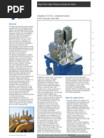 Robuschi Data Sheet Robox | PDF | Valve | Electric Motor
