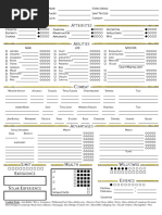 Godbound Character Sheets | PDF