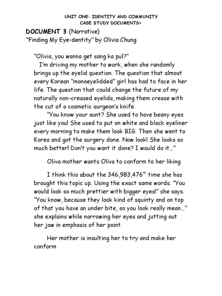 Unit+1+Identity+Olivia+09 15 2021 | PDF