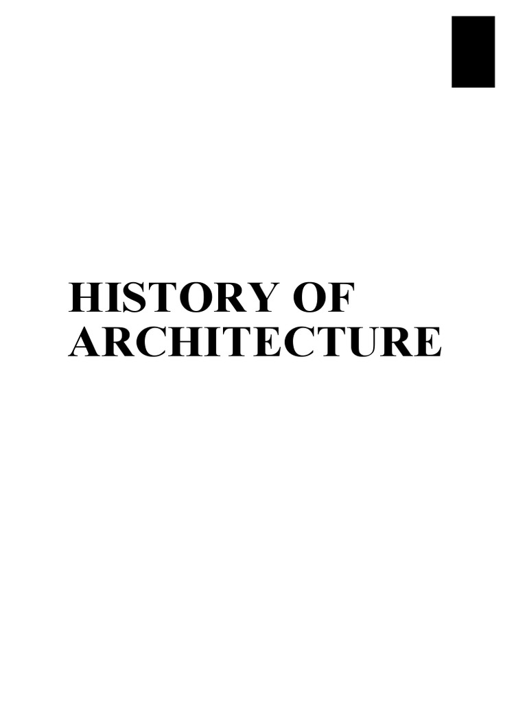Architectural Evolution: Prehistoric to Egyptian | PDF | Neolithic ...