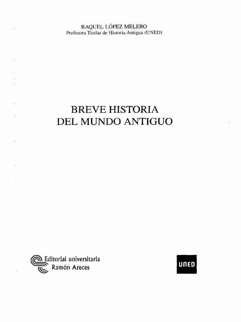 Lopez Melero Raquel - Breve Historia Del Mundo Antiguo | PDF ...
