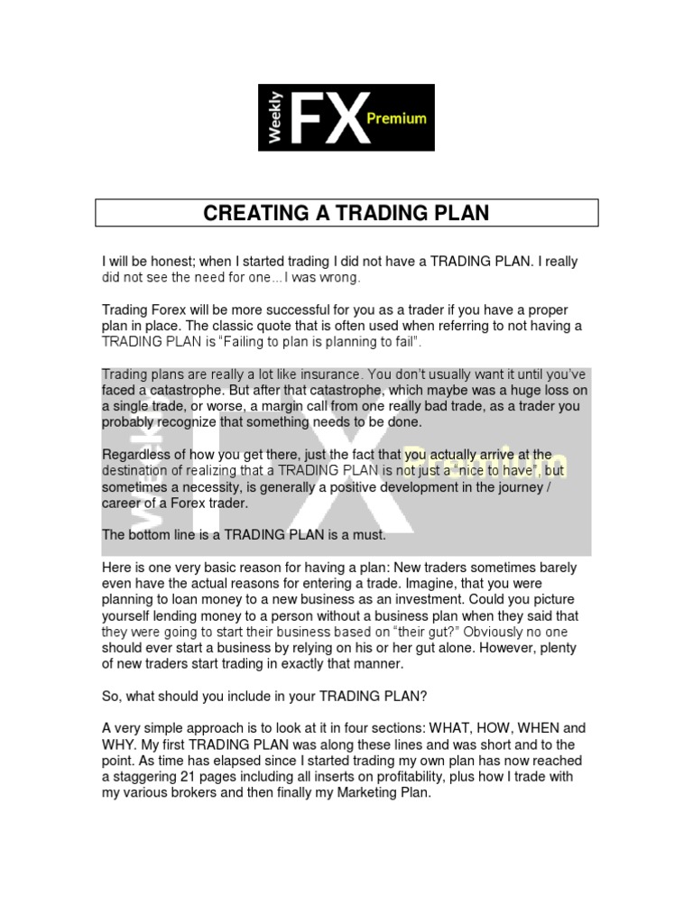 Build You Own Trading Strategy | PDF | Foreign Exchange Market | Investing