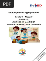 EsP1 Q2 Week1 Pagmamahal at Paggalang Sa Mga Magulang | PDF