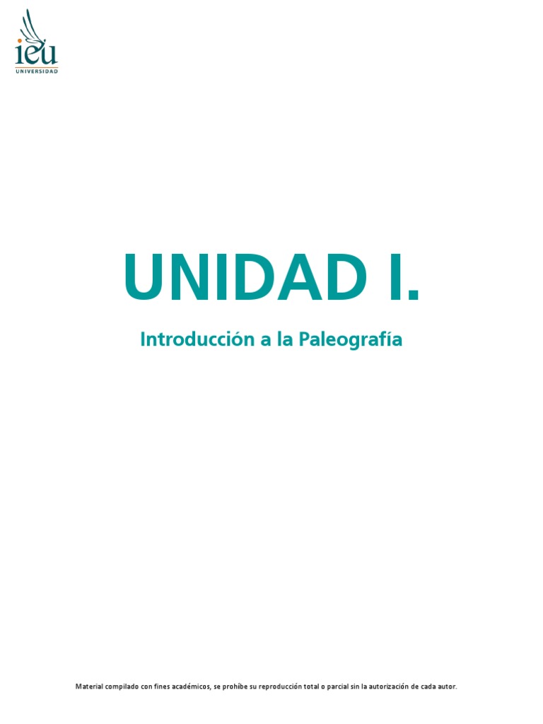Apunte Paleografía | PDF | Paleografía | Escritura