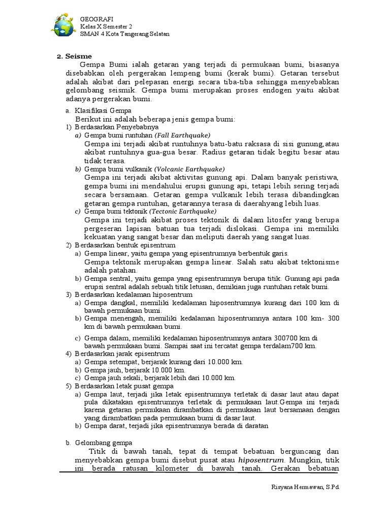 SEISME | PDF | Ilmu Sosial