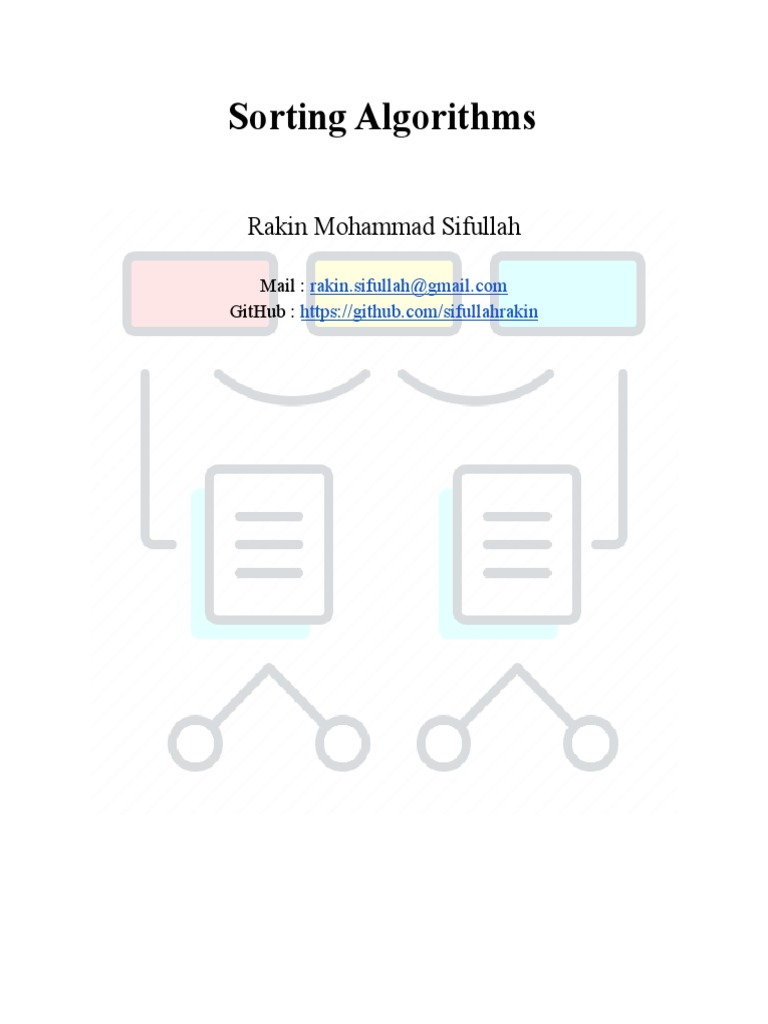 Sorting Algorithms | PDF | Algorithms | Computer Science