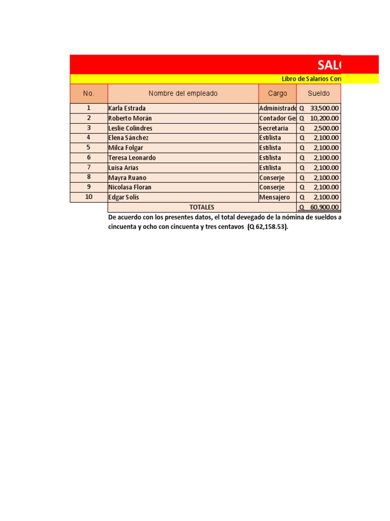 Planilla Con Macros Basica | PDF