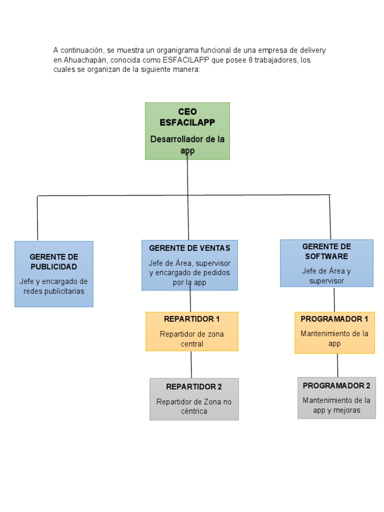 Organigrama Funcional | PDF