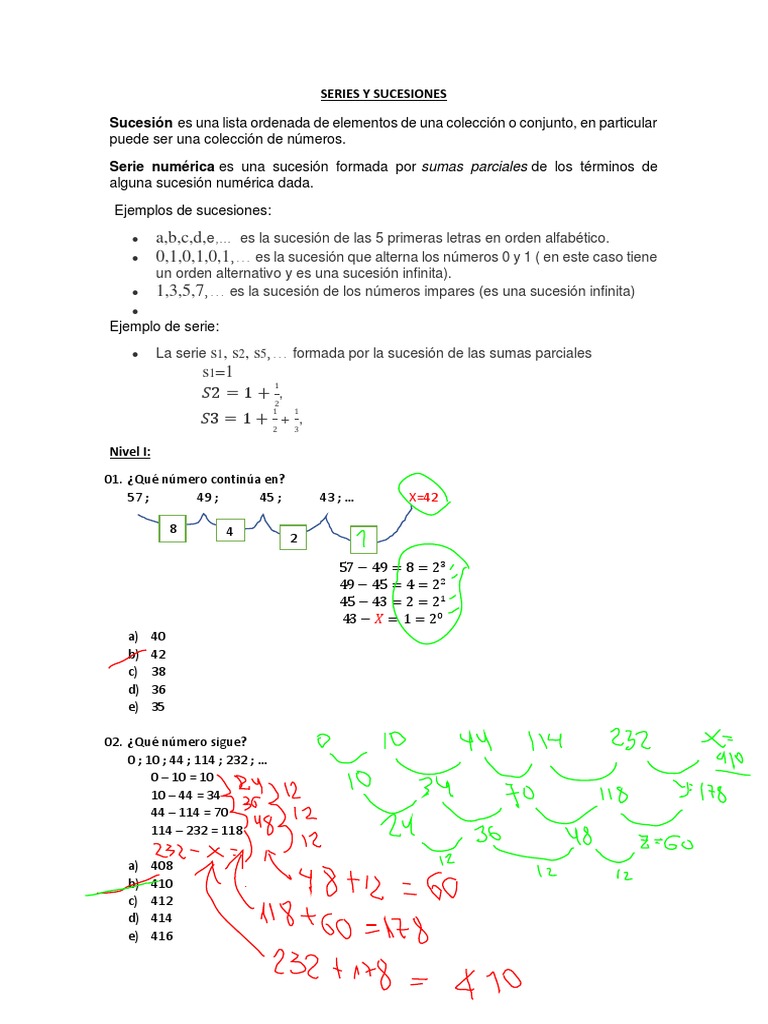 Series y Sucesiones | PDF | Métodos y materiales de enseñanza