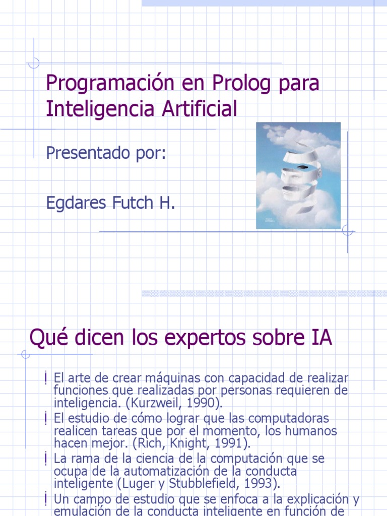 Intro Prolog | PDF | Inteligencia artificial | Inteligencia (IA) y ...