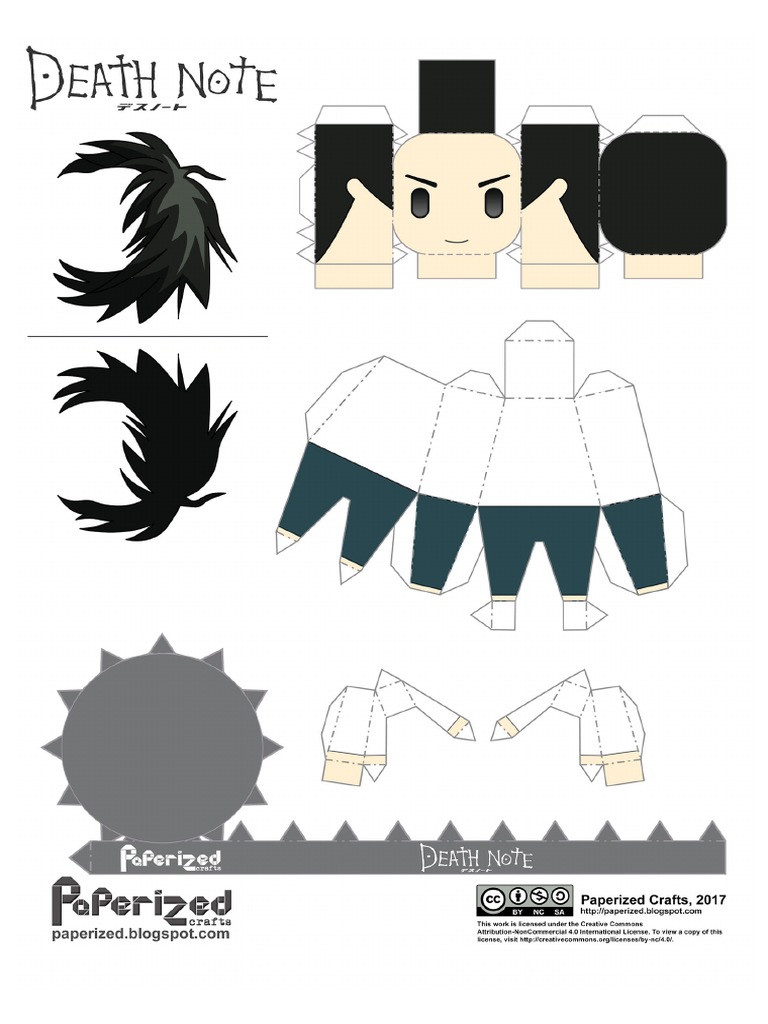 Death Note - L Papercraft | PDF