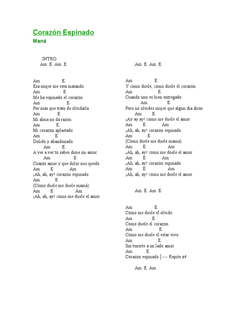 Corazón Espinado | PDF