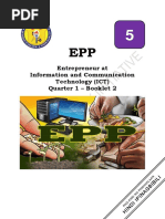 EPP5 - ICTENTREPRENEURSHIP - Q1 - Module3 - WEEK3 (9pages) | PDF