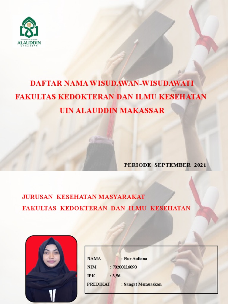 Daftar Nama Wisudawan-Wisudawati | PDF Daftar Nama Wisudawan-Wisudawati | PDF