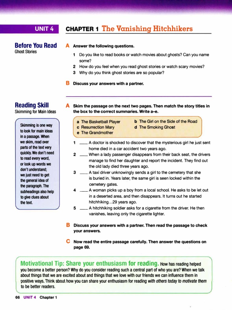 Skimming For Main Ideas | PDF