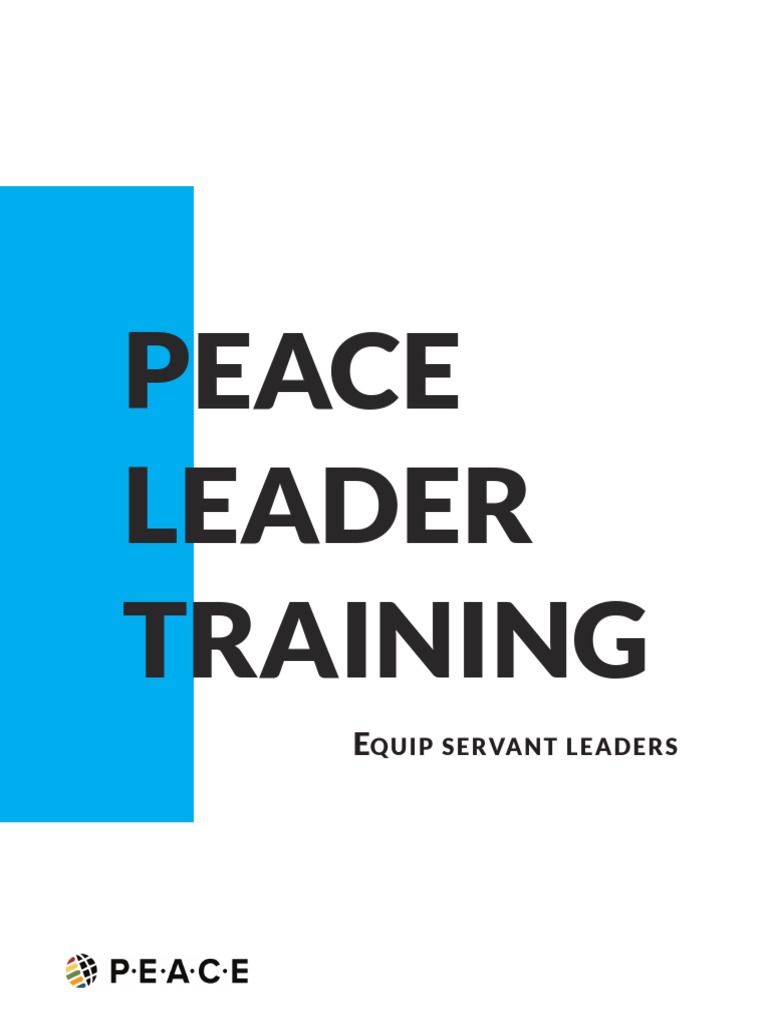 PEACE Leader Training Manual | PDF | Gospel Of Mark | Disciple ...
