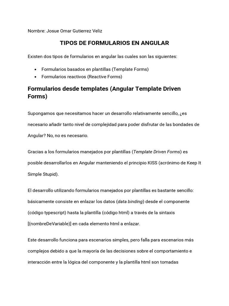 Tipos de Formularios | PDF | HTML | Programación de computadoras