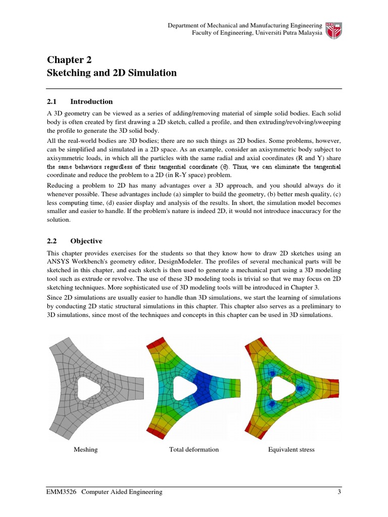 02 - Sketching and 2D Simulation | Download Free PDF | Force ...