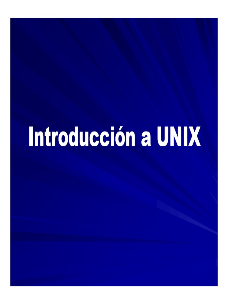 9-Introduccion A UNIX | PDF | Unix | Kernel (sistema operativo)