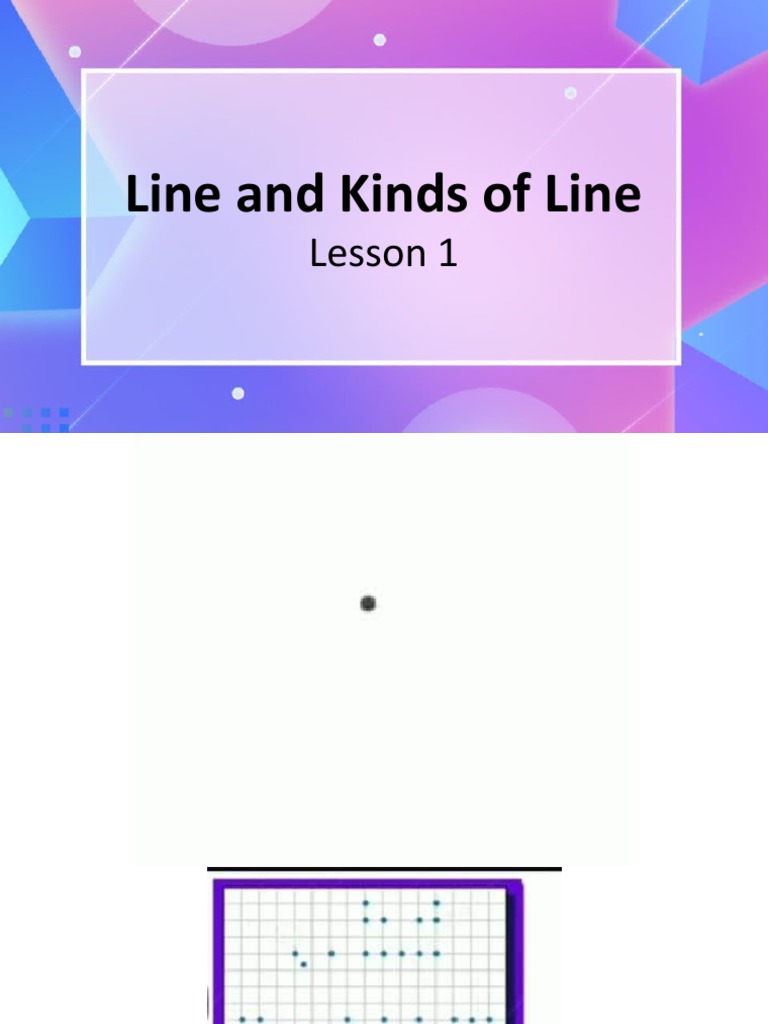 Line and Kinds of Line: Lesson 1 | PDF | Composition (Visual Arts) | Color
