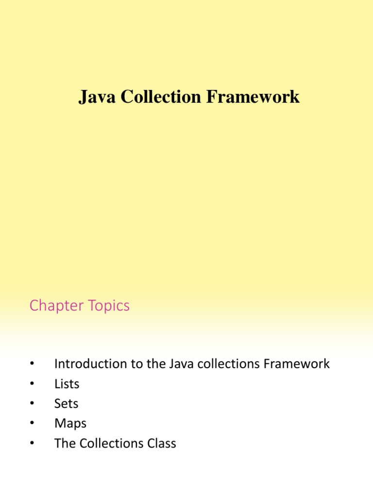 Javacollections Pdf Method Computer Programming Array Data Structure