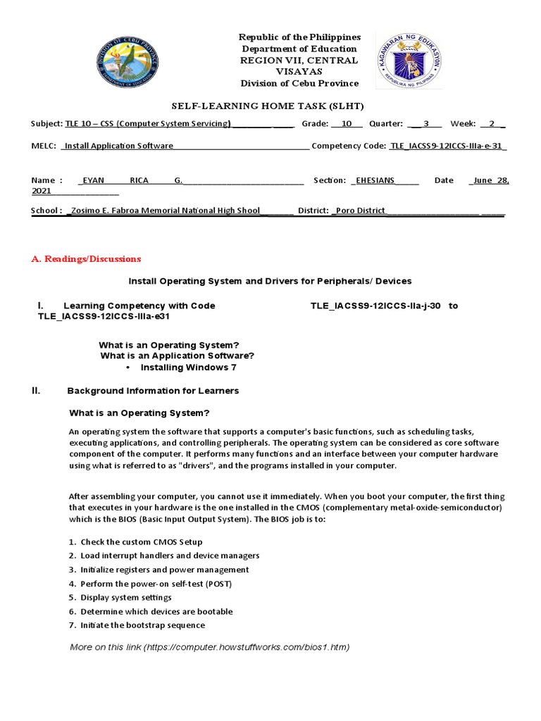 Css10 w2 Poro (Answer) Zefmnhs | PDF | Microsoft Windows | Operating System