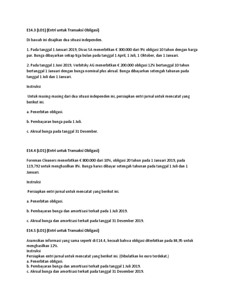 Latihan Ak 2 2 | PDF