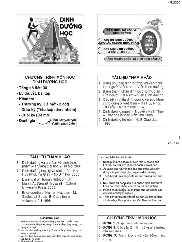 C1-Nhap Mon BMI Tieu Hoa-Nhập môn dinh dưỡng | PDF