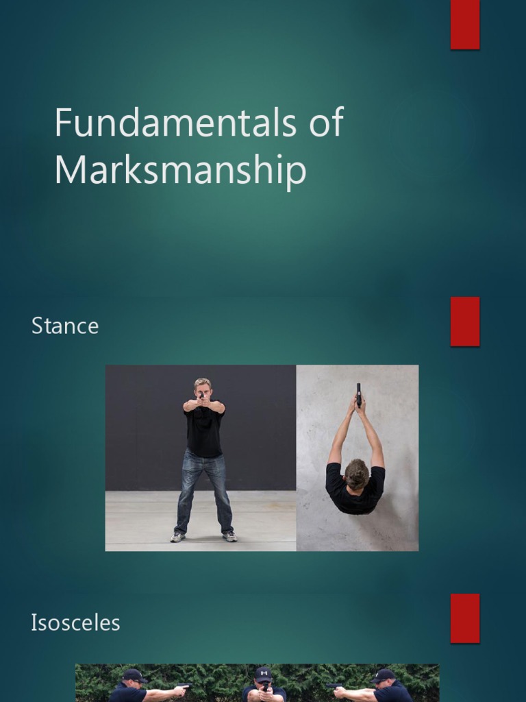 Comparing Weaver and Isosceles Stances | PDF | Projectile Weapons ...