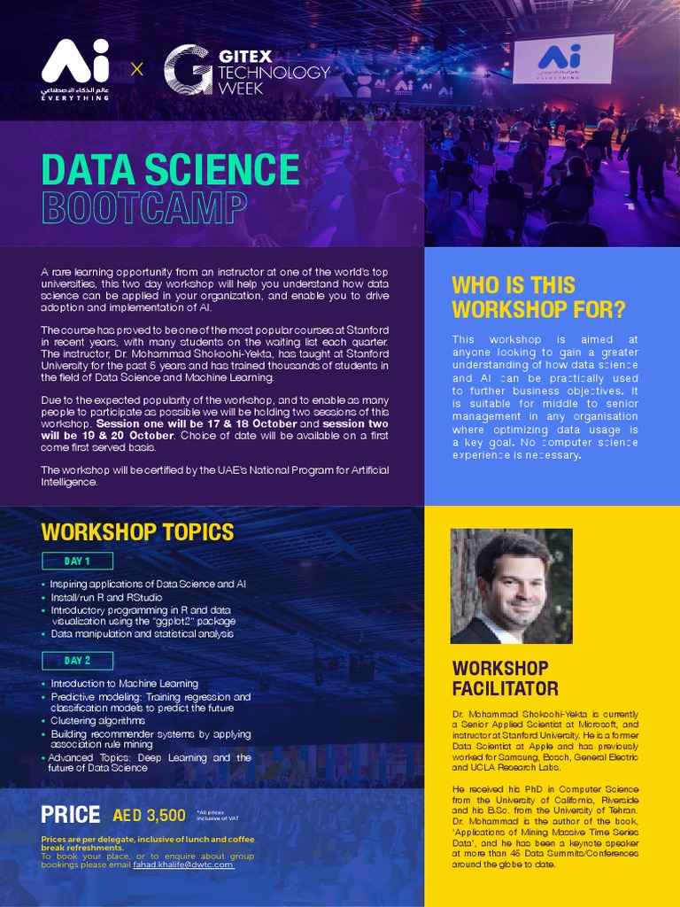 Ai21 Data Science Bootcamp Flyer v2 1 | PDF | Machine Learning ...