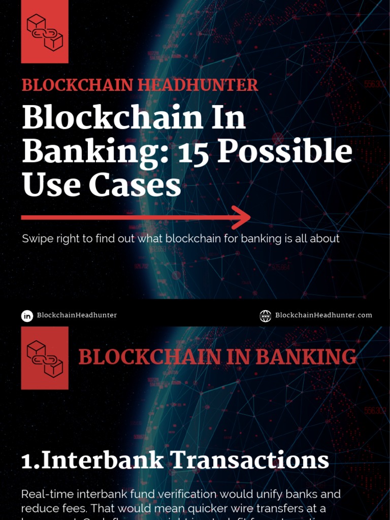 Blockchain in Banking: 15 Possible Use Cases | PDF | Banks | Cryptocurrency