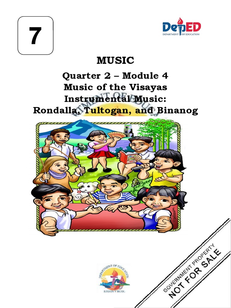 Music: Quarter 2 - Module 4 Music of The Visayas Instrumental Music ...
