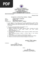 DESIGNATION ORDER Template | PDF