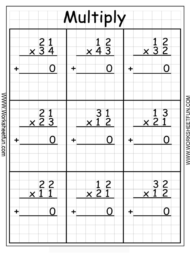 Multiply 2D by 2D W 1 | PDF