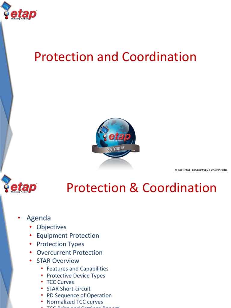 Protection Coordination ETAP | PDF | Fuse (Electrical) | Electric Motor