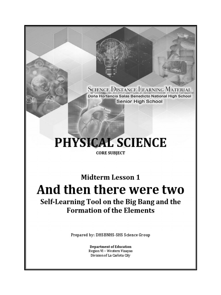 Physical Science | PDF | Stars | Nuclear Fusion