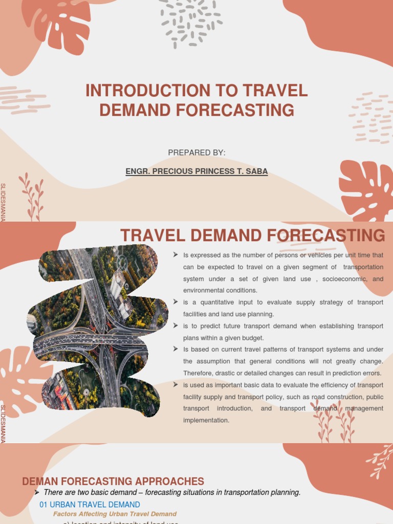 Travel Demand Forecasting | PDF | Forecasting | Transport