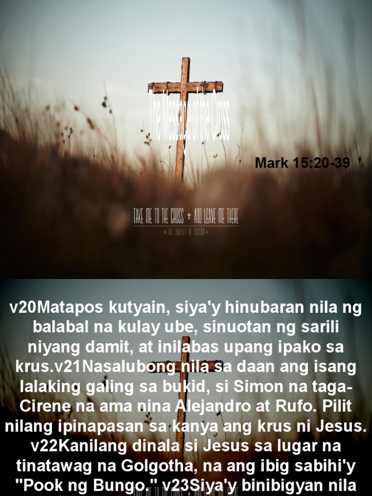 The Message of The Cross | PDF